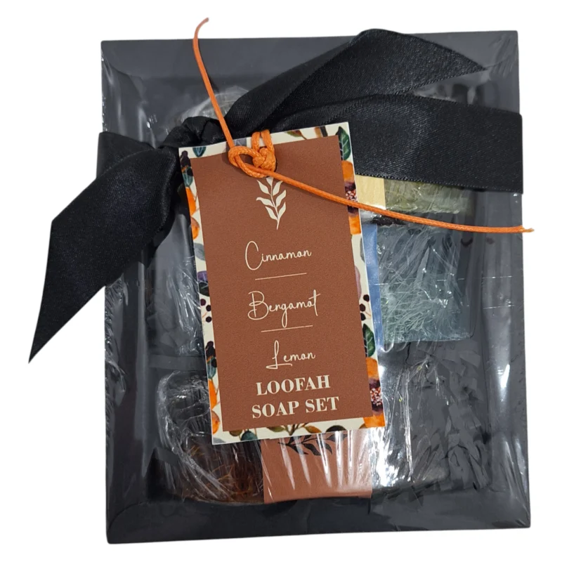 Dinaledi Creations Loofah Soap Set | 3 Piece, 11cm